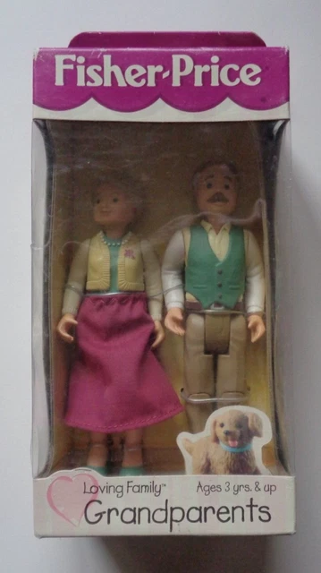 FISHER PRICE LOVING Family Dollhouse GRANDPARENTS Grandma Grandpa 1999 Rare £42.44 - PicClick UK