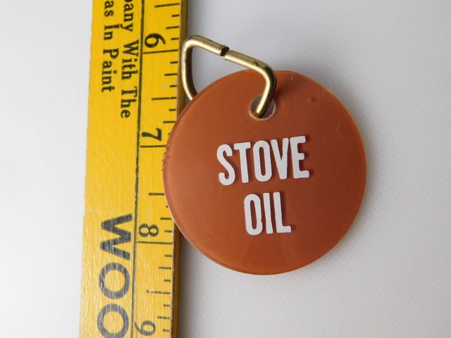 STOVE OIL TAG Vintage Fuel Furnace Id Keychain Keyring $9.99 - PicClick CA