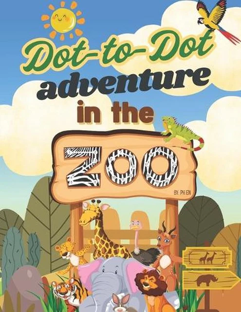 UNCOVER THE WILD Animals Dot-to-dot Adventure: Connect the Dots to ...