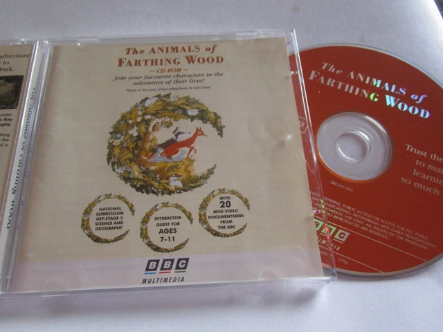 THE ANIMALS OF FARTHING WOOD BBC MULTIMEDIA CD ROM, Compilation £16.50 ...