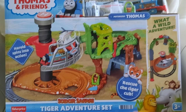THOMAS & FRIENDS SODOR SAFARI TIGER ADVENTURE SET MOTORIZED THOMAS 20 ...
