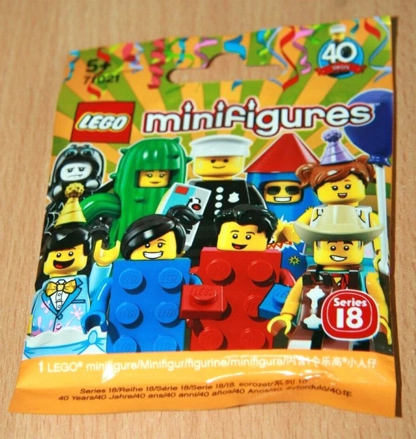 LEGO 71021 MINIFIGUREN Serie 18 klassischer Polizist Polizist SELTEN ...