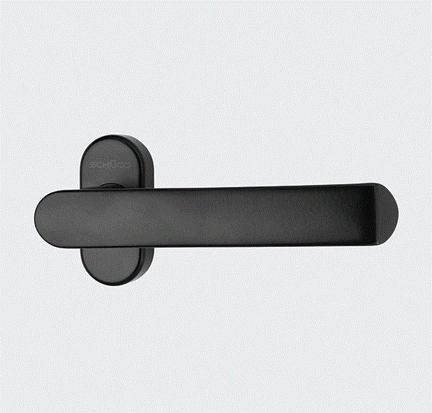 GENUINE SCHUCO SCHUECO Sprung Lever Door Handle Black - Ref 240153 £49. ...