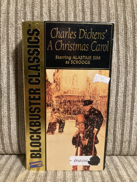CHARLES DICKENS’ A Christmas Carol Blockbuster Classics VHS Tape ...
