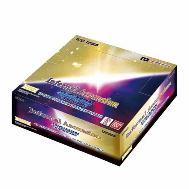 DIGIMON CARD GAME: Infernal Ascension - Booster Box (EX06) £96.80 ...