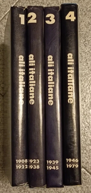ENCICLOPEDIA ALI ITALIANE - 4 Volumi Rizzoli Editore 1978 - Aeronautica ...