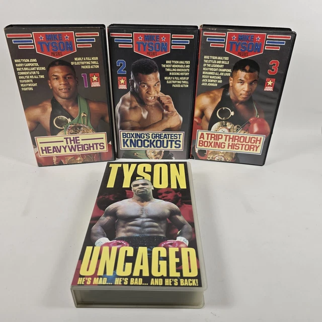 MIKE TYSON PRESENTS VHS Video Cassette Bundle Boxing Lot Volume 1 2 3 ...