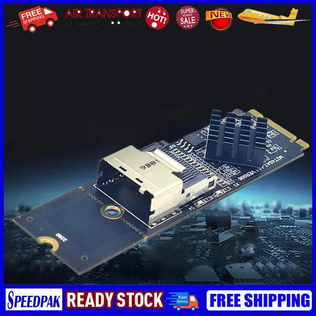 M.2 NVME TO Mini SAS SFF-8087 Expansion Card Convenient Hard Disk Adapter Card EUR 24,55 ...