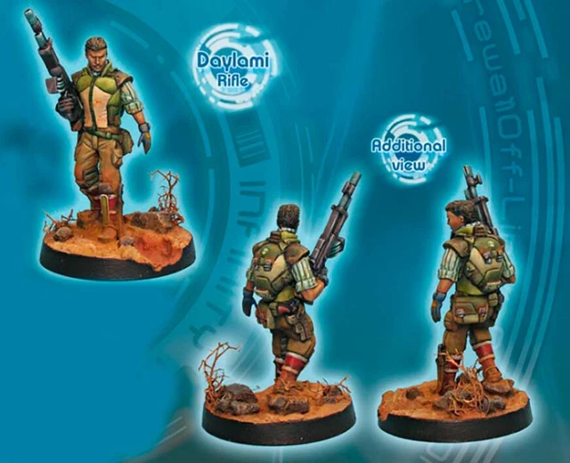 INFINITY NEW SEALED. Daylami Infantry Rifle Haqqislam Corvus Belli ...