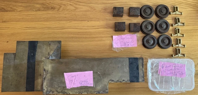 5 INCH GAUGE LIVE STEAM “Butch” Loco Tank Frames, Wheels, Spring, Axle ...