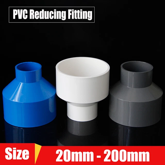 PVC REDUCING FITTING Concentric Reducer Connector Socket Coupling 4 ...