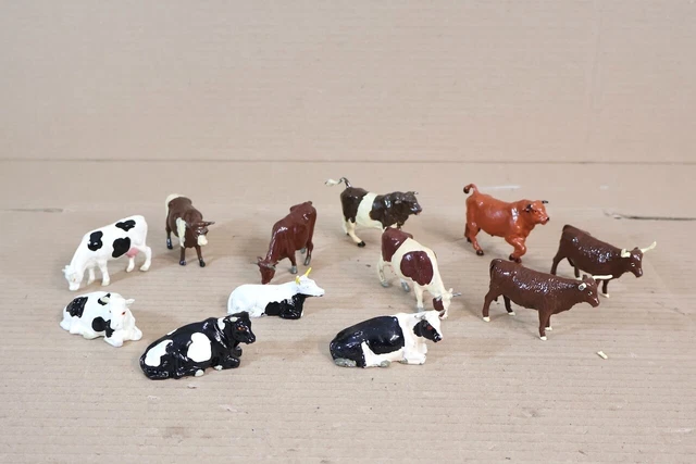 BRITAINS CREUX SOUS Pression Re Peint Ferme Produits Laitiers Vaches ...