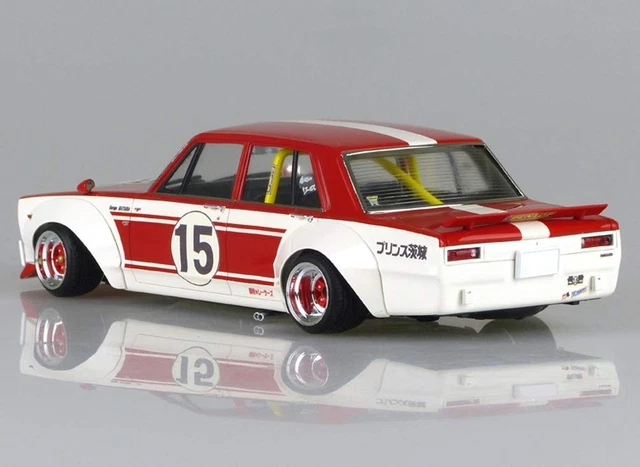 AOSHIMA 1/24 LIBERTY Walk Shakotan Koyaji Skyline Hakosuka 4Dr Kit EUR ...