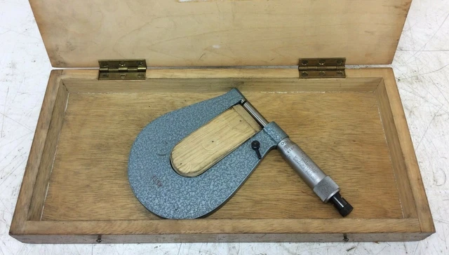 AMBROSE SHARDLOW 0-1& Sheet Metal Micrometer | 2 1/2" Throat | 0.001 ...