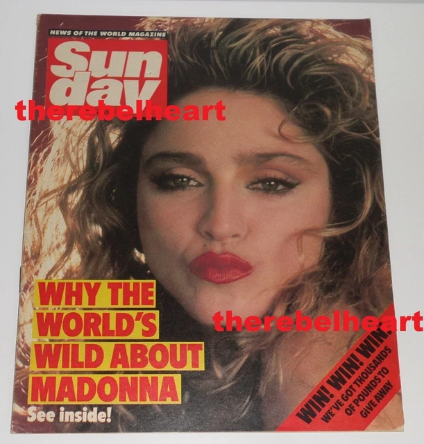 MADONNA 1985 UK One Day Only Magazine PROMO PHOTOS - Michael Winslow ...