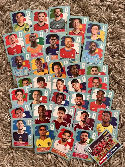 PANINI - FIFA World Cup 2026 Football Stickers X 35 - NO DUPLICATES £8. ...