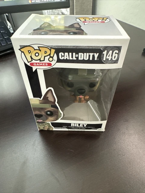 FUNKO POP GAMES: Call Of Duty Riley (Dog) #146 VAULTED New In Box ...