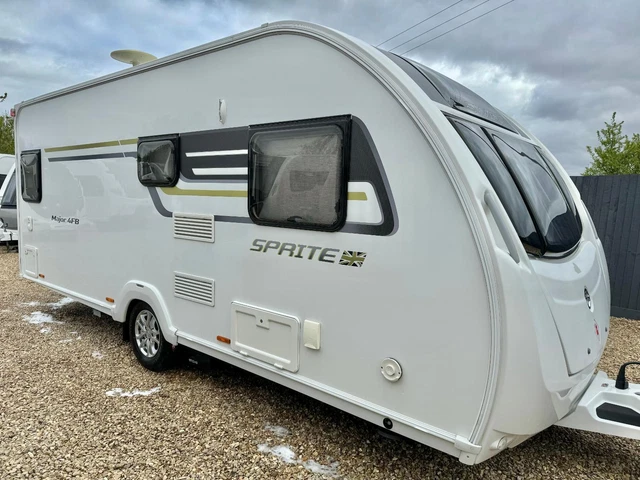 SWIFT SPRITE MAJOR 4fb Fixed Bed 4 Berth end bathroom caravan £13,995. ...