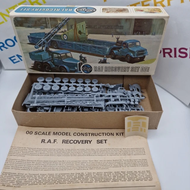 AIRFIX 03304-8 RAF Recovery Set 1:76 Scale Model Kit 1972 Complete ...