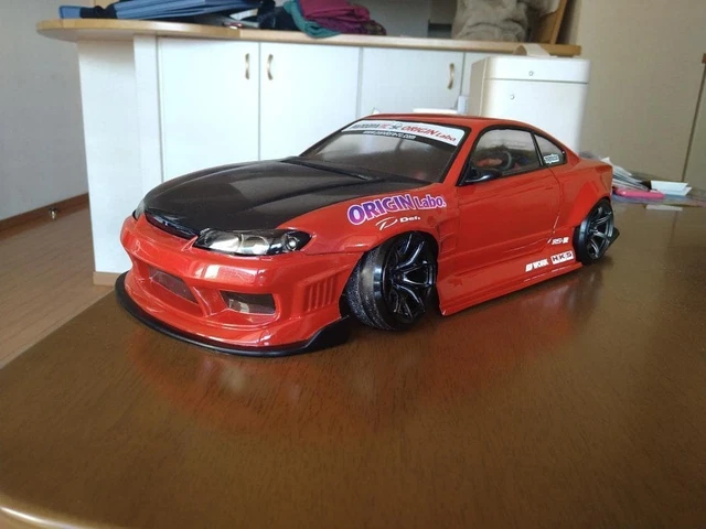 PANDORA 1/10 RC Silvia S15 Body Only Raijin Overdose VOLTEX GT Wing ...