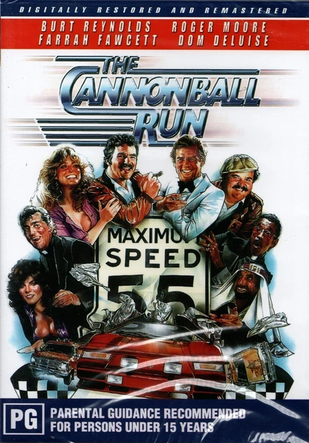 THE CANNONBALL RUN - Burt Reynolds - DVD - N&S -Never played -R ALL PAL ...