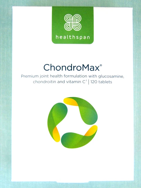 HEALTHSPAN CHONDROMAX. 120 Tablets. Expiry 12/2023. Glucosamine ...