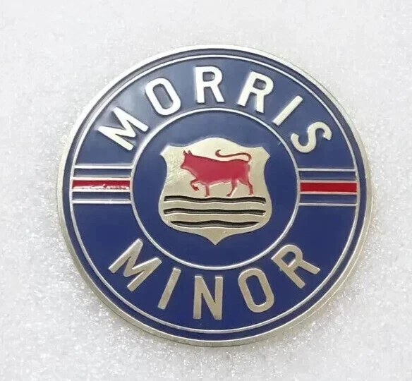 VINTAGE BRASS MORRIS Minor Car Radiator Badge Emblem Logo Emblem (Big ...