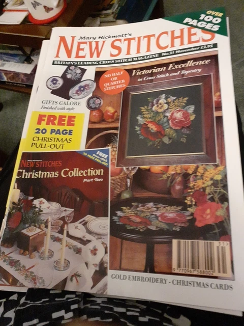 MARY HICKMOTT'S NEW Stitches Magazine Issue 31 Cross Stitch Embroidery ...