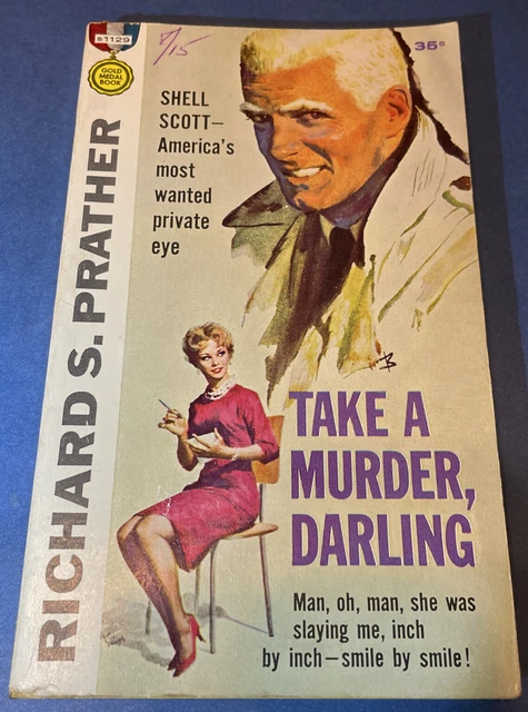 VINTAGE PAPERBACK ‘TAKE A Murder, Darling’ Richard S. Prather Shell ...