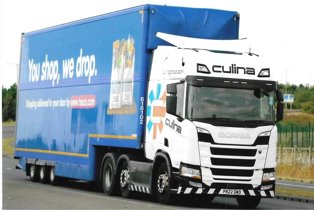 CULINA GROUP - STOBART SCANIA H3427 PN20AXM 6x4 TRUCK/LORRY PHOTO £0.99 ...