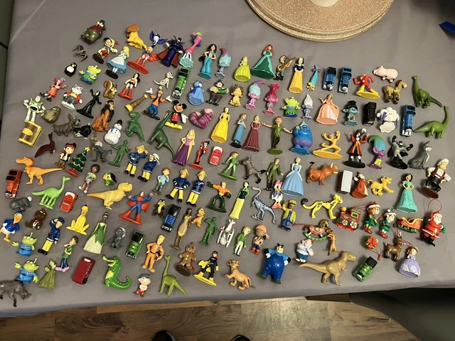 MASSIVE DISNEY TOY Bundle Mini PVC Figures Nearly 150 Characters Rare ...