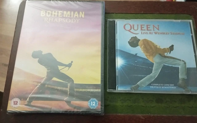 QUEEN-LIVE AT WEMBLEY Stadium Complete Concert Remastered 2xCD+Bohemian ...