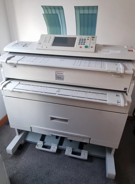 RICOH MP W3600 Wide Format B&W Laser Printer - FOR SPARES or REPAIR £ ...
