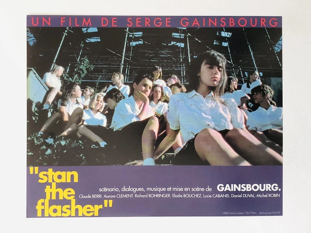STAN DIE FLASHER 1990 Serge Gainsbourg Film Flyer Japan Mini Poster ...