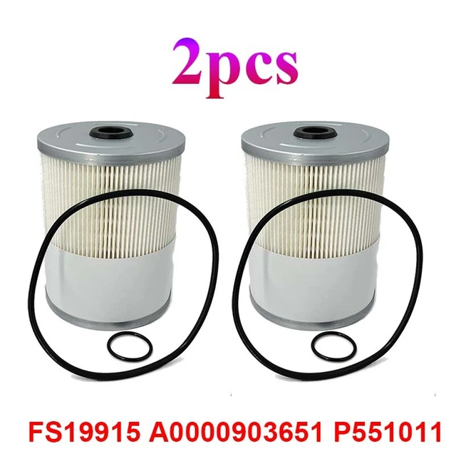 2 FS19915 FUEL Filter with Water Separator For Detroit Diesel ...