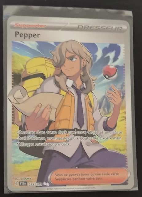 CARTE POKÉMON PEPPER Full Art 241/198 EV01 Ecarlate et Violet FR EUR 10 ...