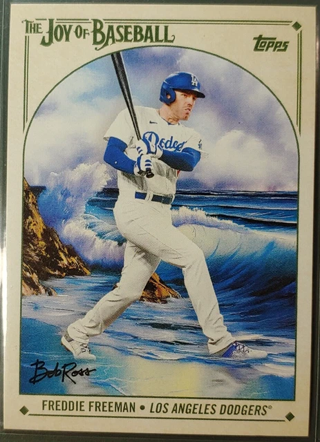 2023 TOPPS X Bob Ross la joie du baseball - Freddie Freeman - Dodgers ...