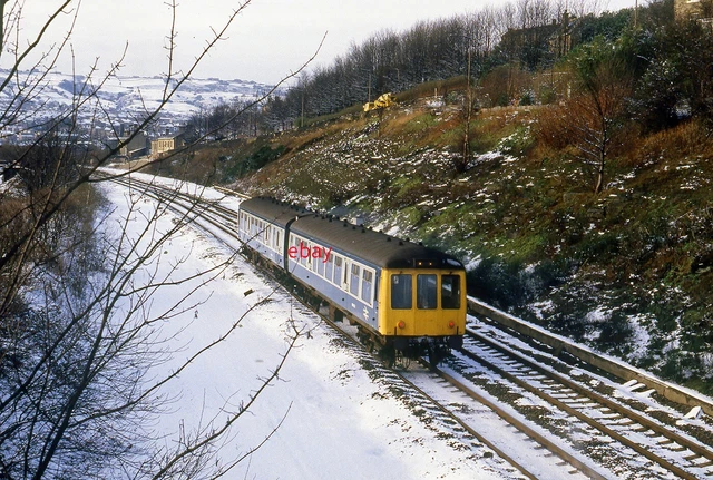 ORIGINAL 35MM SLIDE BR DMU at Milnsbridge +rights for use £1.99 ...