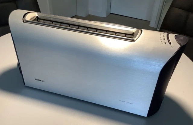 SIEMENS PORSCHE DESIGN Toaster Tt91100 Langschlitztoaster Alu In Edler ...