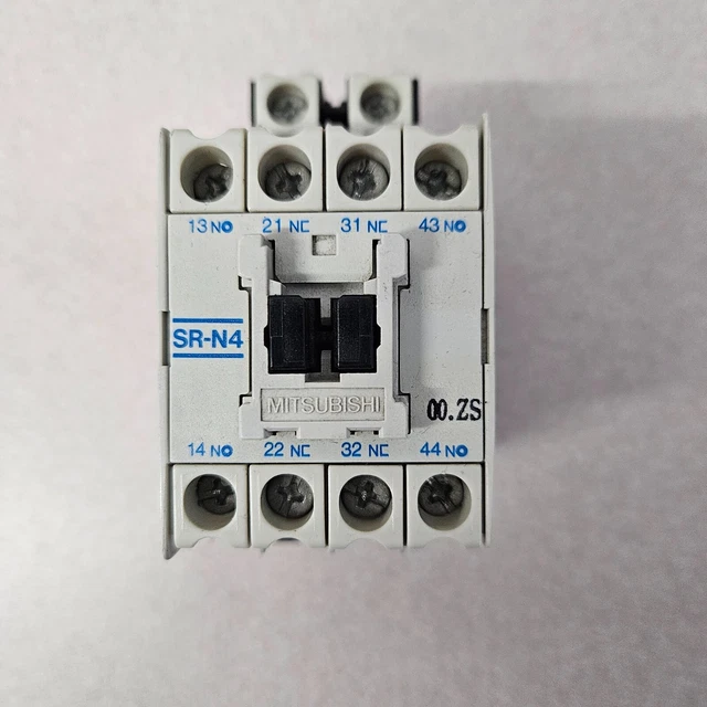 SR-N4, MITSUBISHI CONTACTOR Relay, 100-110V Coil, 220V/5A, Good ...