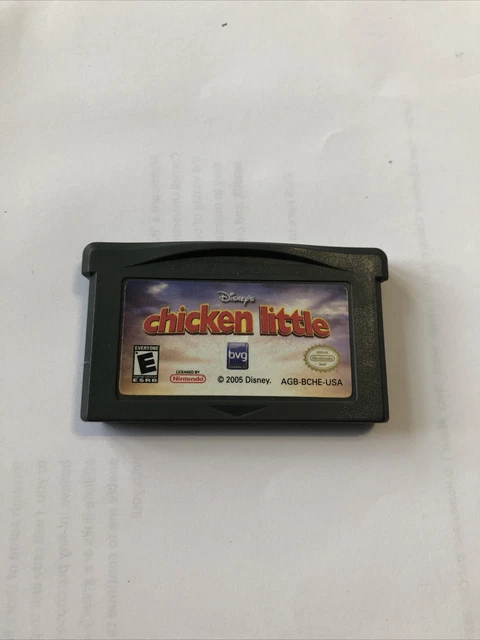 DISNEY'S CHICKEN LITTLE (Nintendo Game Boy Advance, 2005) Video Game $3 ...