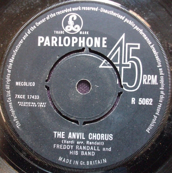 FREDDY RANDALL AND His Band - The Anvil Chorus / Elizabeth (7", Single ...