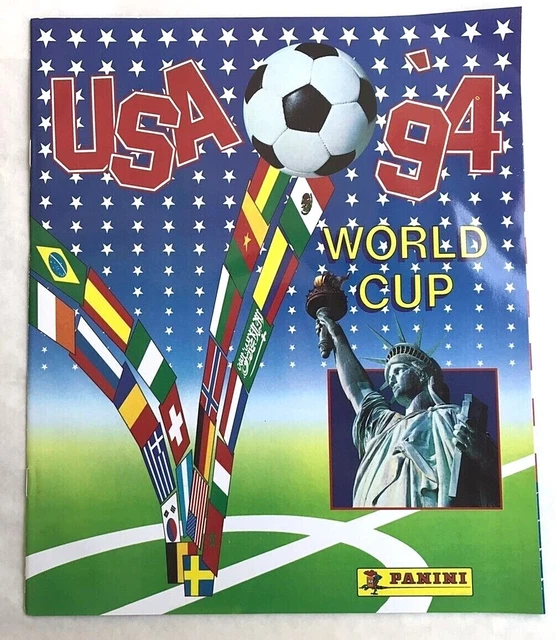 WORLD CUP STICKER Album USA 94 Panini Complete Magazine reprint Oficial ...