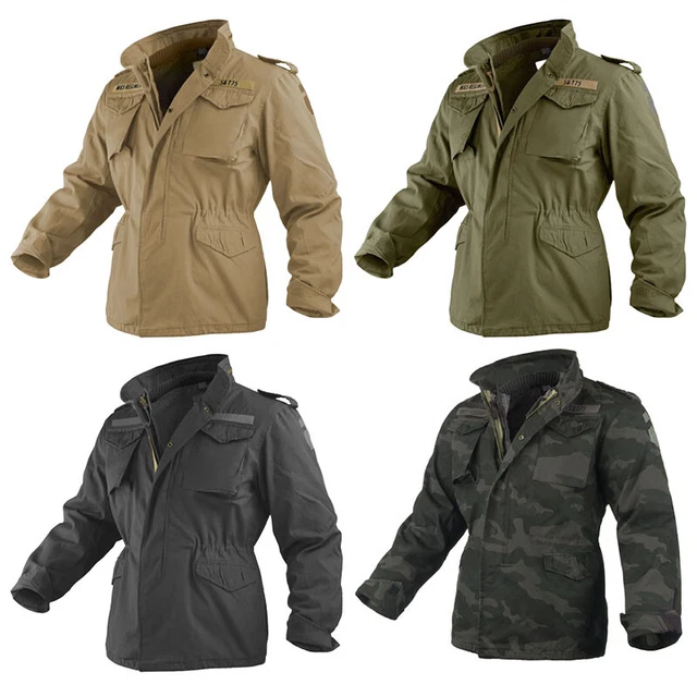 SURPLUS RAW VINTAGE M65 Regiment Jacket US Army Mens Parka Liner S ...