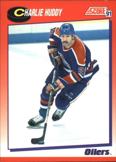 1991-92 SCORE CARTE de hockey bilingue canadien des Oilers #247 Charlie ... 1991-92 SCORE CARTE de hockey bilingue canadien des Oilers #247 Charlie ...