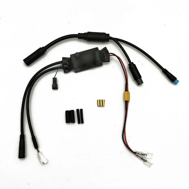 MID DRIVE LAMP Group Adapter Cable Bafang Front And Rear Lights ...