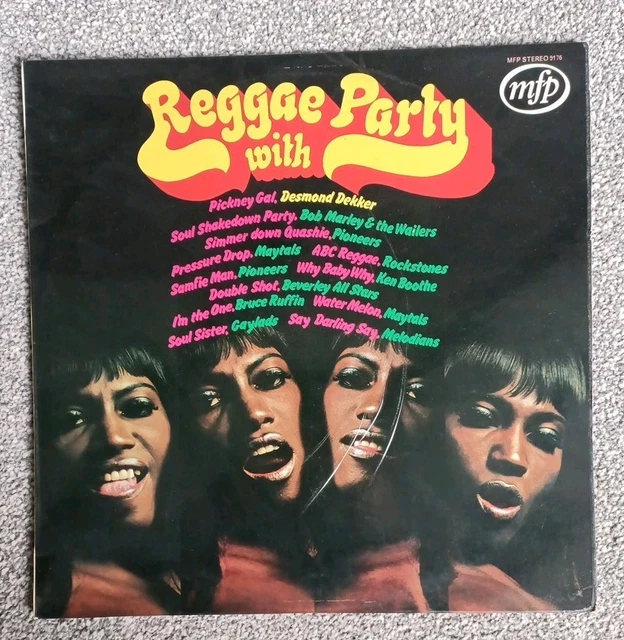 REGGAE PARTY- JAMAICAN Artists- Vinyl -Dekker-Boothe-Pioneers-Marley ...