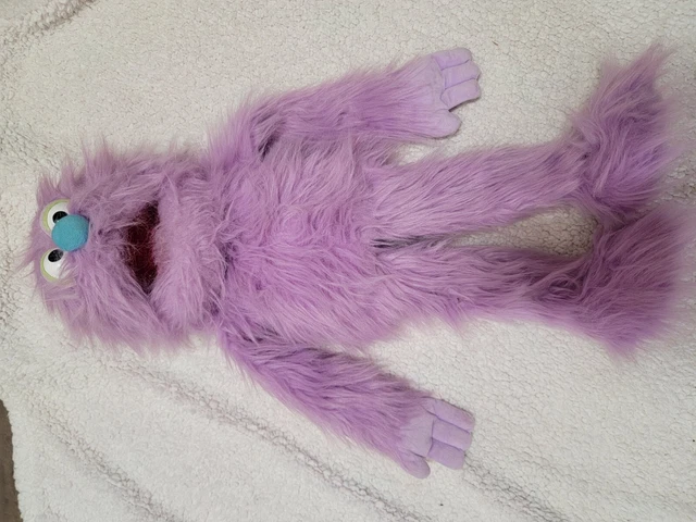 PURPLE MONSTER PUPPET, Full Body Ventriloquist Style Puppet, 70cm silly ...