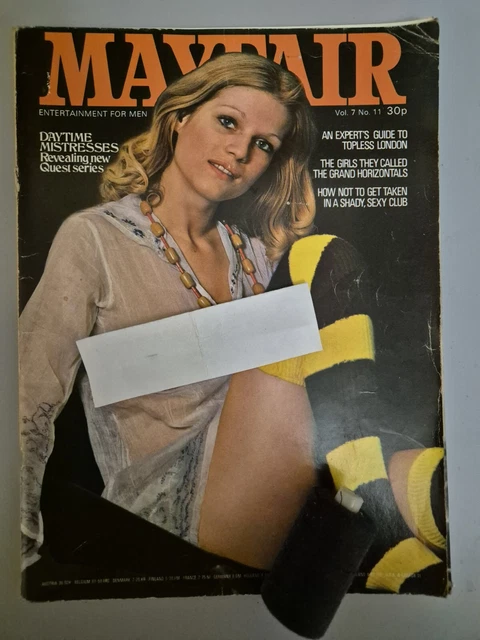 VINTAGE MAYFAIR MAGAZINE vol 7 issue no 11 excellent cond. 1972 £11.99 - PicClick UK