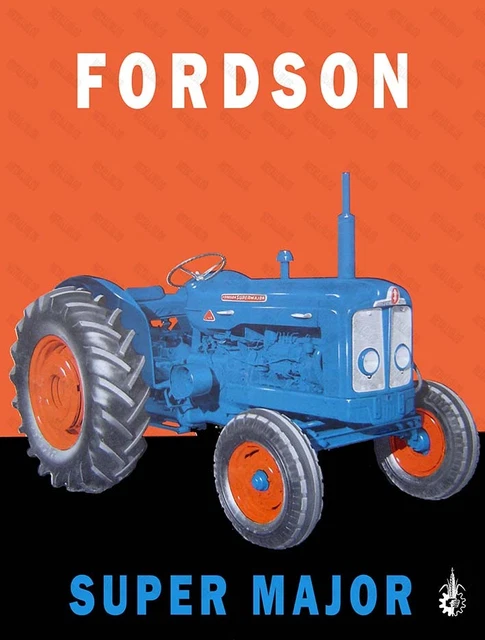 FORDSON SUPER DEXTA & Super Major Traktor Poster (A3) EUR 3,38 ...